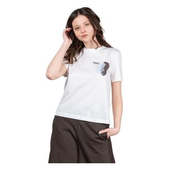 Max Mara Femme, Tops, Blanc, Taille: 38 FR Licenza T-Shirt