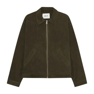 Nn.07 Petrus Suede Jacket - - Jackets - Herren - Gr&uuml;n - M