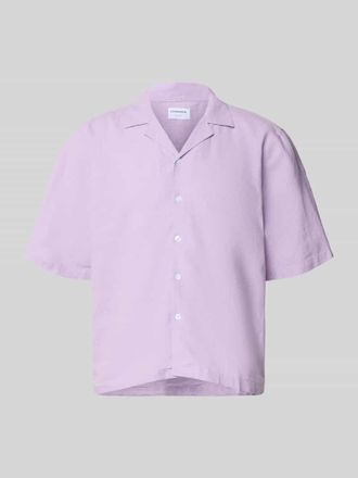 Lindbergh Cropped Freizeithemd aus Leinen-Baumwoll-Mix