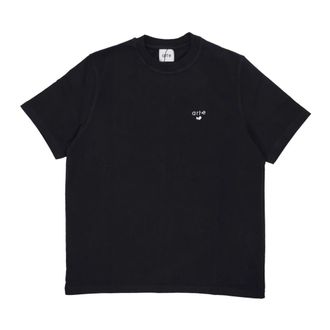 Arte Heart Logo T-Shirt - - Tops - Herren - Schwarzk - S