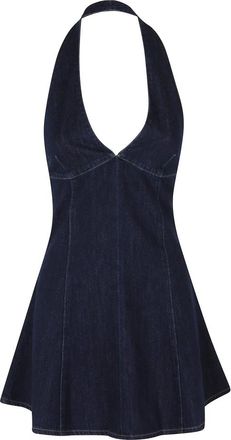 MC2 Saint Barth Femme, Robes, Bleu, Taille: 40 FR Linen Short Dress Brilly