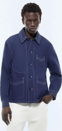 Fursac Blouson en toile de coton biologique - Taille L - Homme