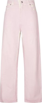 Marni Femme, Jeans, Rose, Taille: 36 FR Jean &Eacute;vas&eacute; Taille Haute