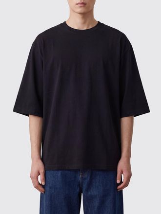 Thom Krom T-shirt oversize en coton avec imprim&eacute; graphique et logo contrastant