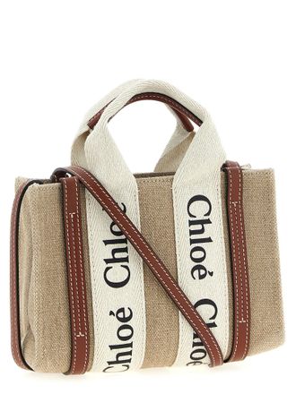 Chlo&eacute; Woody Tote Bag - Beige