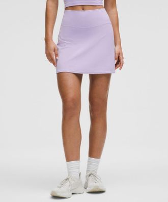 lululemon Align Rock mit hohem Bund Lang f&uuml;r Frauen - Gr&ouml;&szlig;e 14 in Lavender Frost