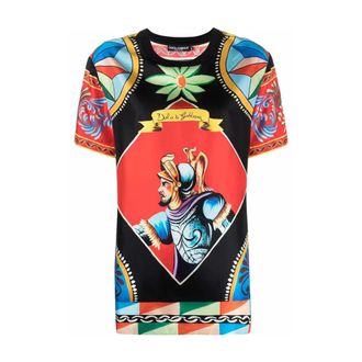 Dolce & Gabbana Stylisches TOP f&uuml;r Modebegeisterte - - Tops - Damen - Mehrfarbig - M