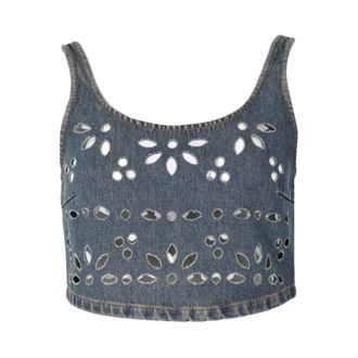 Pinko Thora Top - - Tops - Damen - Blau - M