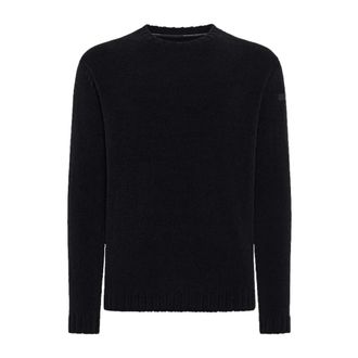 Roberto Ricci Design Blau Schwarz Rundhals Jersey - - Knitwear - Herren - Blau - M