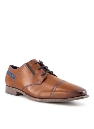 Bugatti Herren Derby braun Glattleder