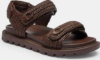 Coach Brynn Sandale Aus Raffiabast