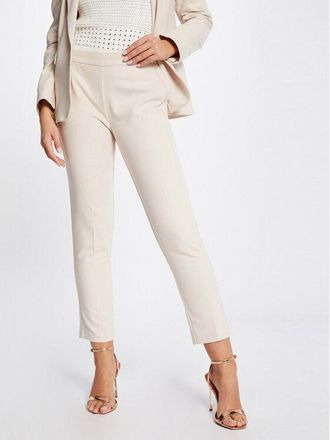 Morgan Stoffhose 211-PROSY.F Beige Slim Fit