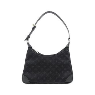 Louis Vuitton Pre-owned Satin Schultertasche - - Pre-owned - Damen - Schwarzk - ONE SIZE