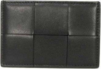 Bottega Veneta Porte-cartes Pre-owned - Femme - Pre-owned - Noir - Taille: ONE Size