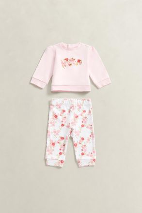 GANT Kinder Girls Set mit Sweatshirt und Leggings (62) LIGHT Rosa