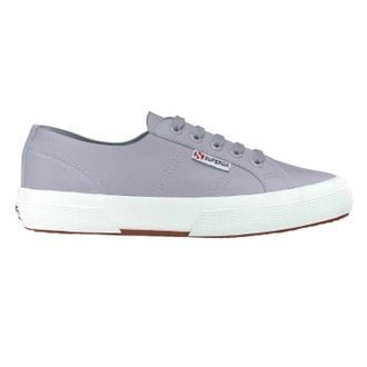 Superga 2750 Schuhe f&uuml;r Damen, Nappaleder, Flach (Blau)