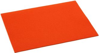 Hey Sign Tischset Filz 4-teilig rechteckig 5mm in vielen Farben Farbe:20 - Mango