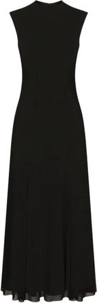 Dolce & Gabbana Femme, Robes, Noir, Taille: 36 FR Robe Mi-longue Sans Manches