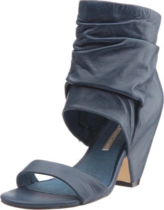 Buffalo valery leather 109-1334-2, Damen Sandalen/Fashion-Sandalen, blau, (blue 41), EU 37