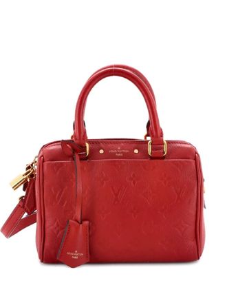 Louis Vuitton Speedy Bandouliere NM Bag Monogram Empreinte Leather 20 satchel - Rot