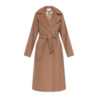 Max Mara Manteau Manuela - Femme - Manteaux - Brun - Taille: 42 FR