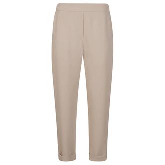 P.A.R.O.S.H. P.a.r.o.s.h., Femme, Pantalons, Beige, Taille: 36 FR Cigarette Pantalons