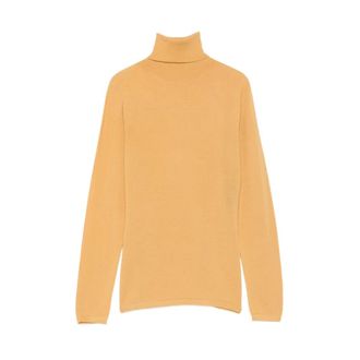 D.exterior Pull &agrave; col roul&eacute; - Femme - Pulls - Jaune - Taille: 42 FR