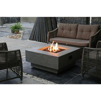 Elementi Gasfeuerstelle Raung in Beton-Optik - Elementi