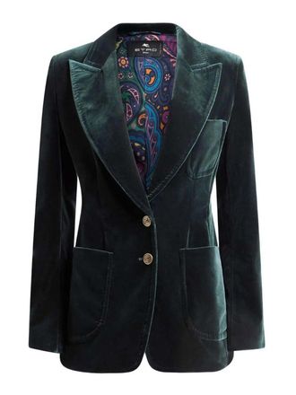 Etro Blazer - Gr&uuml;n