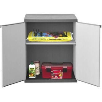 TooD Beauty Sogenex Armoire De Rangement Basse En R&eacute;sine 1 Tablette