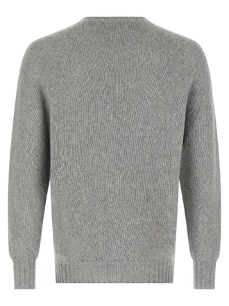 Maryya Cashmere Blend Crewneck Sweater - Grey