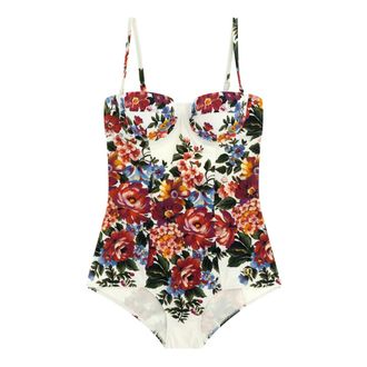 Dolce & Gabbana Femme, Maillots de bain, Multicolore, Taille: 38 FR Maillot de bain une pi&egrave;ce en Lycra R&eacute;&eacute;dition 2000