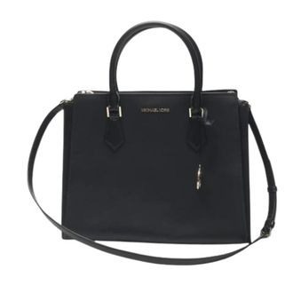 Michael Kors Sac bandouli&egrave;re en cuir Pre-owned - Femme - Pre-owned - Noir - Taille: ONE Size