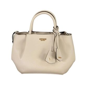 Guess Femme, Sacs, Beige, Taille: ONE Size Sac à main beige en polyéthylène pour femme