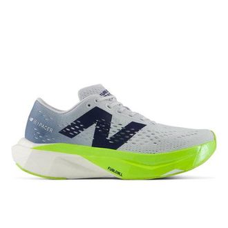New Balance Femme SuperComp Pacer v2 en Gris/Vert, Synth&eacute;tique, Taille 36.5
