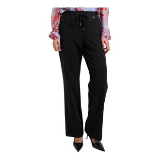 Fracomina Femme, Pantalons, Noir, Taille: 42 FR Regular Drawstring Pantalons