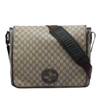 Gucci Pre-owned Canvas Messenger Bag - - Pre-owned - Damen - Beige - ONE SIZE