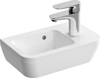 Vitra Handwaschbecken VitrA Integra, mit Hahnloch 370 x 220 mm, Hahnloch rechts, mit &Uuml;berlauf, wei&szlig; - 7091L003-0029