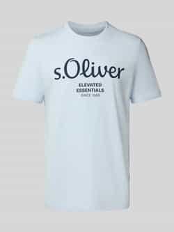 s.Oliver Red Label Regular Fit T-Shirt aus reiner Baumwolle