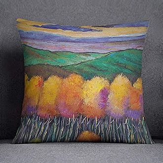 Bonamaison Le Jardin du Lin Kissenhüllen, Cotton, Mehrfarbig, 45x45