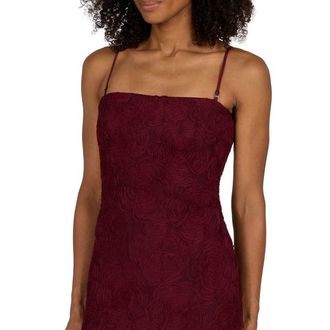 Rotate Robe sans manches en maille fleurie