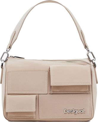 Desigual Womens Accessories PU Hand Bag, White