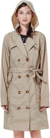 Generic Vestes &eacute;l&eacute;gantes pour femmes, trench-coat avec ceinture, coupe ajust&eacute;e, coupe-vent, veste de voyage dext&eacute;rieur avec capuche, pour toutes les saisons, 