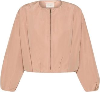Max Mara Veste courte en taffetas Wkdbutterfly - Femme - Vestes - Rose - Taille: 36 FR