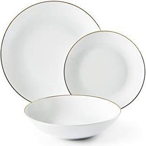 Excelsa Tisch-Servierer, goldfarben, 18 Stück