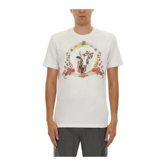 Moschino T-shirt imprim&eacute; graphique - Homme - Tops - Blanc - Taille: M