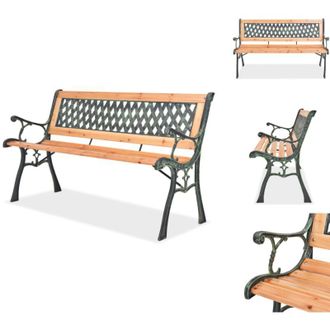 vidaXL Gartenbank 122 cm Holz - Gartenbank - Holzm&ouml;bel - Sitzgelegenheit - Outdoor M&ouml;bel - Terrassenzubeh&ouml;r