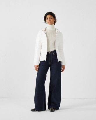 Jott Doudoune l&eacute;g&egrave;re &agrave; capuche Blanc Cloe - Taille XXL