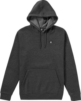 Volcom Foreman Herren Hoodie Fleece Sweatshirt, Heather Black, Large