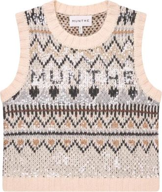 Munthe Verst Outerwear - Femme - Pulls - Beige - Taille: 38 FR